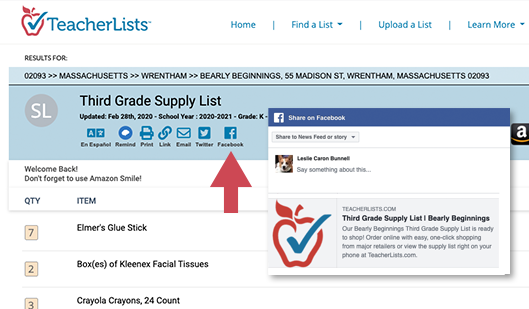 How To Share Your School Supply Lists With Parents - TeacherLists Blog