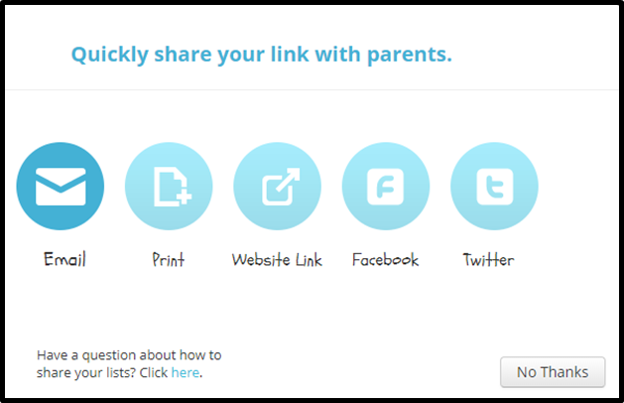 How To Share Your Classroom Wish Lists With Parents | TeacherLists