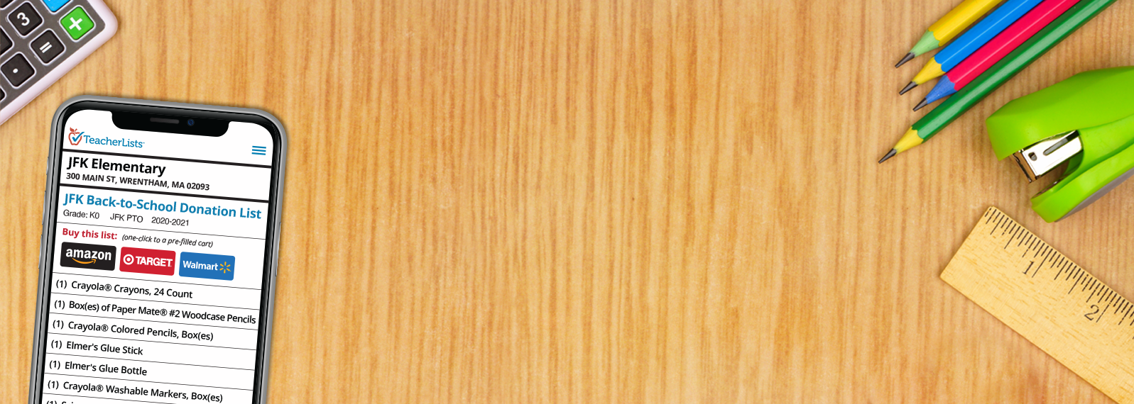 Donation Supply List